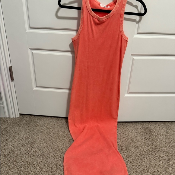 Double Zero | Dresses | Double Zero Vibrant Coral Dress | Poshmark